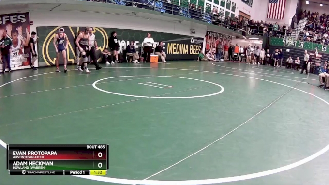 132 lbs Quarterfinal - Adam Heckman, Howland (Warren) vs Evan Protopapa ...