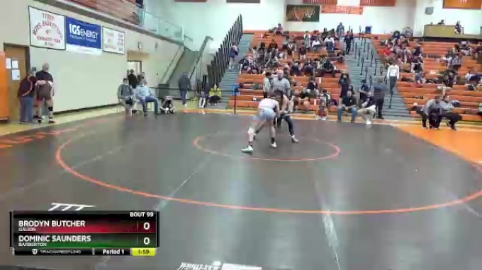 144 lbs Champ. Round 2 - Dominic Saunders, Barberton vs Brodyn Butcher ...