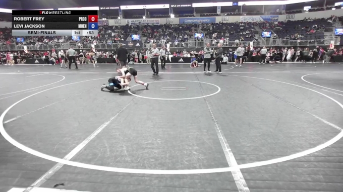 72 lbs Semifinal - Robert Frey, Prodigy Elite Wrestling vs Levi Jackson ...