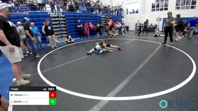61 lbs Final - Weston Wood, MCTC vs Jaysten Wolfe, Division Bell Wrestling