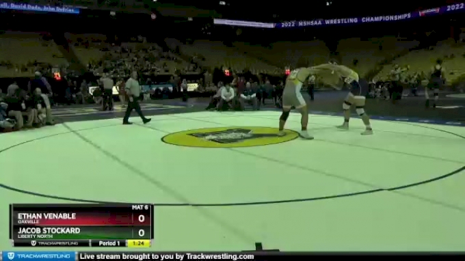 220 Class 4 lbs Semifinal - Jacob Stockard, Liberty North vs Ethan ...
