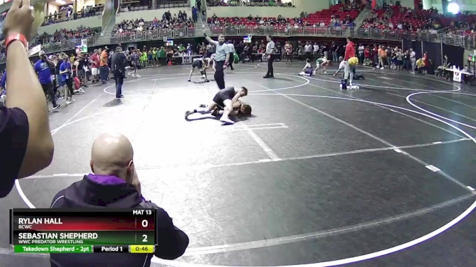 112 lbs Champ. Round 1 - Sebastian Shepherd, WWC Predator Wrestling vs ...