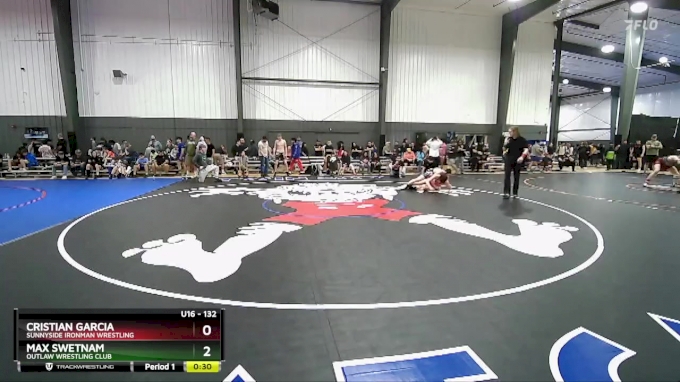 132 lbs Cons. Semi - Max Swetnam, Outlaw Wrestling Club vs Cristian ...