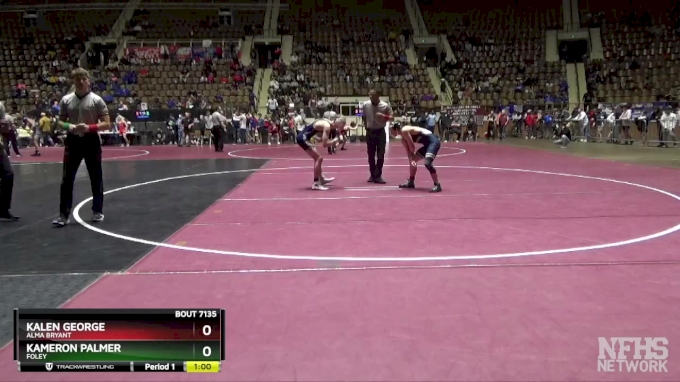 7A 132 lbs Cons. Round 2 - Kalen George, Alma Bryant vs Kameron Palmer ...