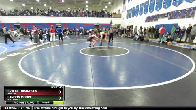 190 lbs Cons. Round 1 - Landon Moore, Post Falls 2 vs Erik Gulbrandsen ...