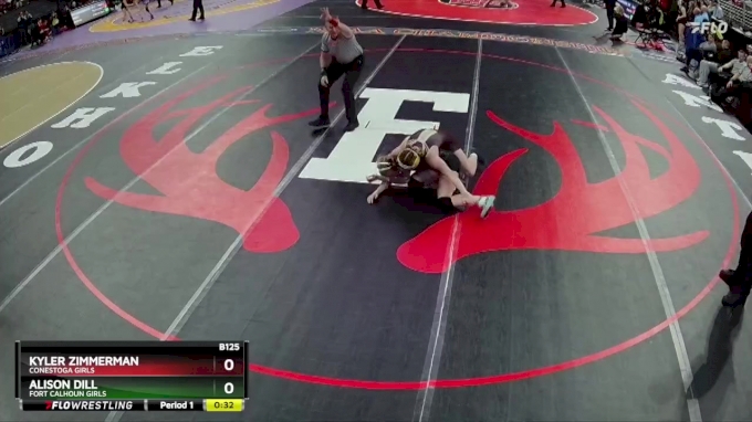 Cons. Round 3 - Alison Dill, Fort Calhoun Girls vs Kyler Zimmerman ...