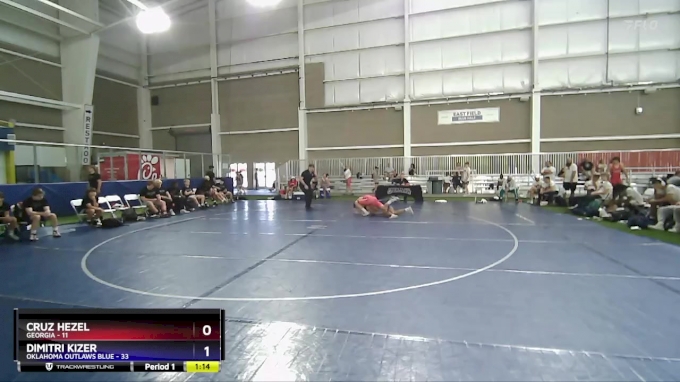 144 lbs Round 3 (8 Team) - Cruz Hezel, Georgia vs Dimitri Kizer ...