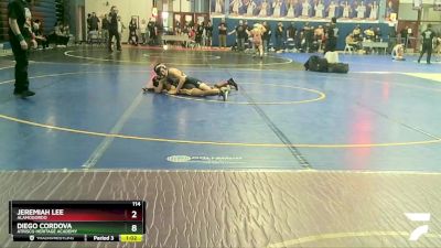 139 lbs Champ. Round 1 - Angel Cerriteno, Mayfield vs Daniel Bustillos ...