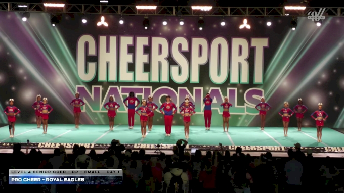 Pro Cheer - Royal Eagles [2026 L4 Senior Coed - D2 - Small Day 1] 2026 ...
