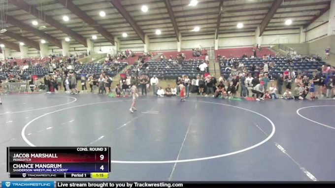 53 lbs Cons. Round 1 - Mason Haslem, Uintah Wrestling vs Gideon ...