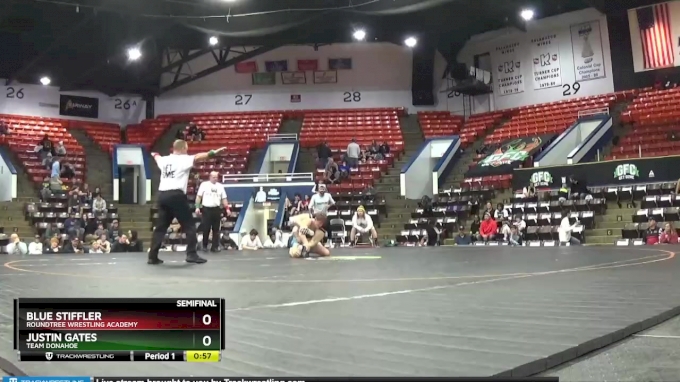 135 lbs Semifinal - Justin Gates, Team Donahoe vs Blue Stiffler ...