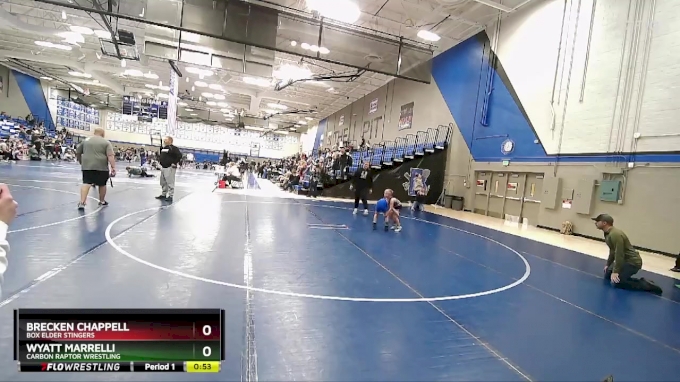 55-55 lbs Round 2 - Wyatt Marrelli, Carbon Raptor Wrestling vs Brecken ...