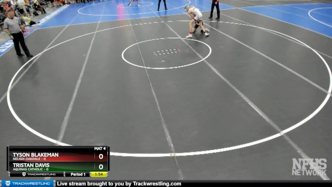 Tyson Blakeman (Neligh-Oakdale) over Tristan Davis (Aquinas Catholic)