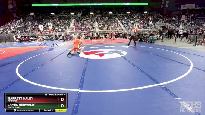 3A-165 lbs 1st Place Match - James Herwaldt, Green River vs Garrett ...