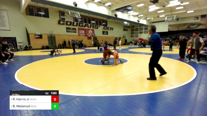 123 lbs Quarterfinal - Ray Harris Jr, Buchanan vs Brian Melamud, Bergen ...