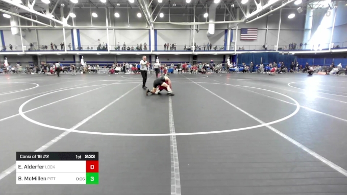 157 lbs Consi Of 16 #2 - Eric Alderfer, Lock Haven University vs Brock ...
