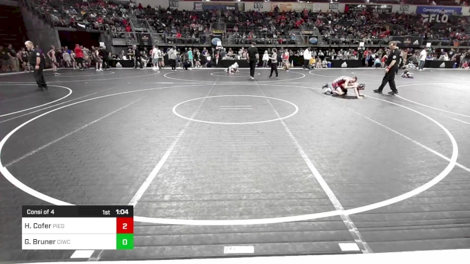 92 lbs Consi Of 4 - Harrison Cofer, Piedmont vs Garett Bruner, CIWC ...