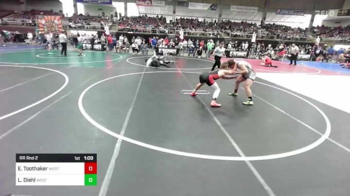 150 lbs Rr Rnd 2 - Ethan Toothaker, Western Slope Elite vs Luke Diehl ...