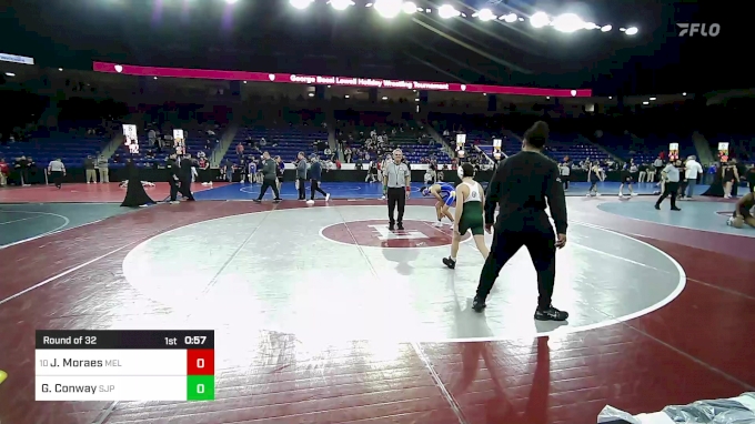 113 lbs Round Of 32 - Johnny Moraes, Melrose vs Graham Conway, Saint ...