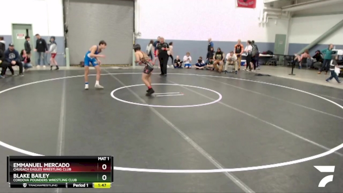 120 lbs Final - Emmanuel Mercado, Chugach Eagles Wrestling Club vs ...