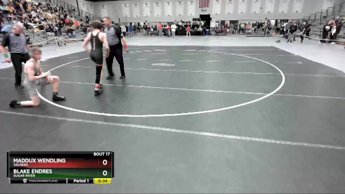 120 lbs 3rd Place Match - Blake Endres, Sugar River vs Maddux Wendling ...