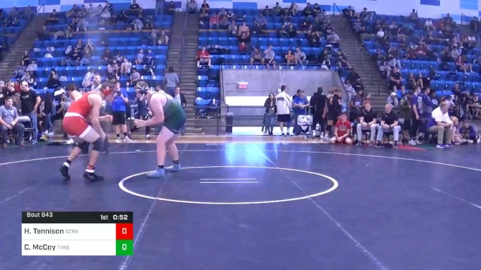 285 lbs Consolation - Hunter Tennison, Ozark vs Chase McCoy, Timberland
