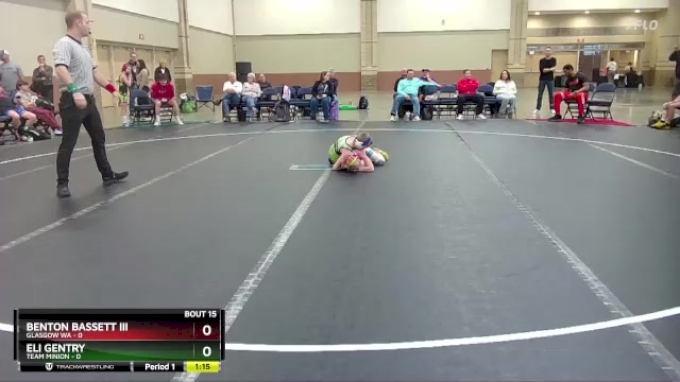 72 lbs Round 5 (6 Team) - Benton Bassett III, Glasgow WA vs Eli Gentry ...