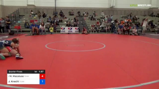 57 kg Quarterfinal - Mia Macaluso, Team New York vs Jordyn Knecht, Team ...