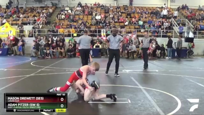 95 lbs Cons. Round 2 - Adam Pitzer (sw 5), East Clinton Youth Wrestling ...