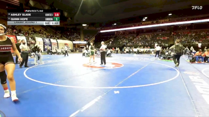 145 Class 2 lbs Champ. Round 1 - Madeline Haynes, Rockwood Summit vs ...