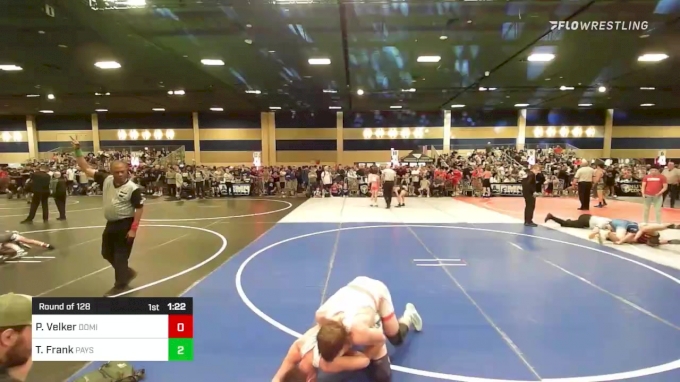 157 lbs Round Of 128 - Peirce Velker, Dominator Wrestling vs Trevor ...