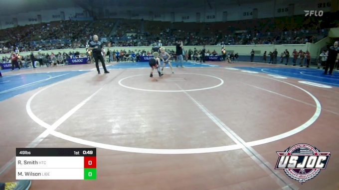 49 lbs Round Of 16 - Riggs Smith, Hinton Takedown Club vs Maximus ...