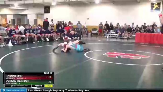 114 lbs 4th Wrestleback (16 Team) - Joseph Heim, Minnesota Thunder vs ...