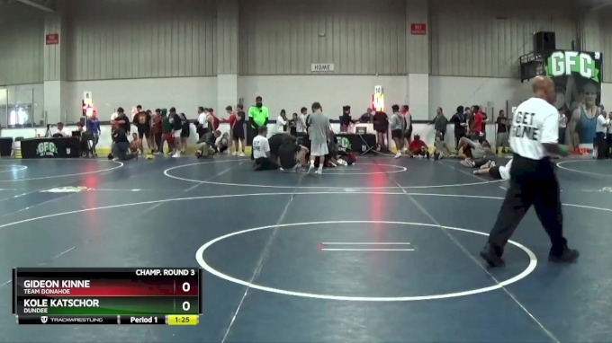 155 lbs Champ. Round 3 - Gideon Kinne, Team Donahoe vs Kole Katschor ...