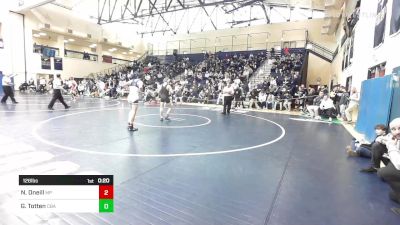 126 lbs Consi Of 4 - Nikolaus Oneill, Malvern Prep vs Garrett Totten ...