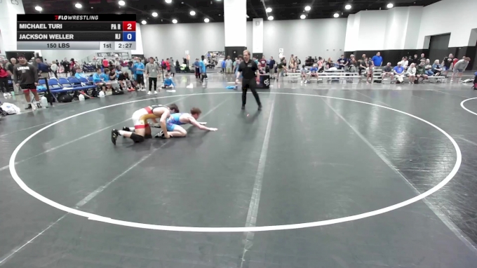 150 lbs Michael Turi, Pennsylvania Red vs Jackson Weller, New Jersey