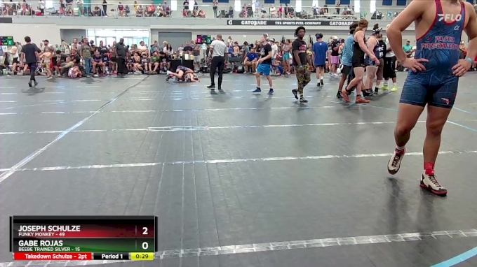 215 lbs Round 3 (6 Team) - Joseph Schulze, Funky Monkey vs Gabe Rojas ...