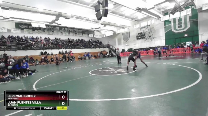132 lbs Champ. Round 1 - Juan Fuentes Villa, El Monte vs Jeremiah Gomez ...