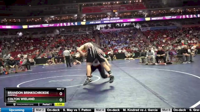 2A-285 lbs Cons. Round 2 - Brandon Brinkschroeder, Fairfield vs Colton ...
