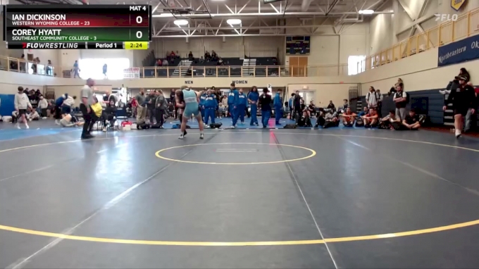 197 lbs Round 3 (6 Team) - Corey Hyatt, Southeast Community College vs ...