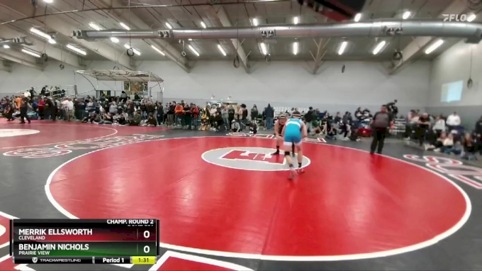 165 lbs Champ. Round 2 - Merrik Ellsworth, Cleveland vs Benjamin ...