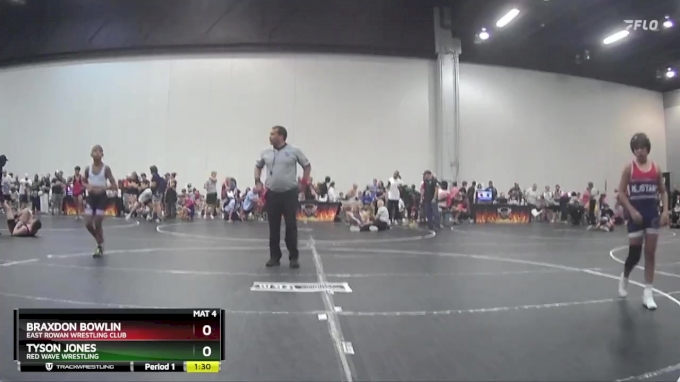 105 lbs Cons. Round 3 - Braxdon Bowlin, East Rowan Wrestling Club vs ...