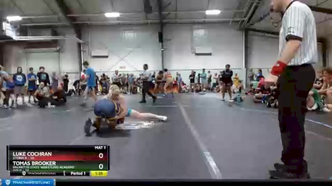 195 lbs Semis & 1st Wrestleback (8 Team) - Luke Cochran, Storm A vs ...