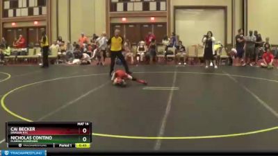 44 lbs Semifinal - Nicholas Contino, Florida Scorpions vs Cai Becker ...
