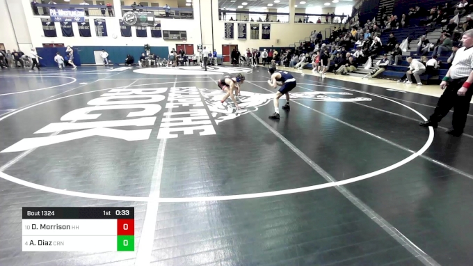 107 lbs Consolation - Dominick Morrison, Hatboro Horsham vs Alex Diaz ...