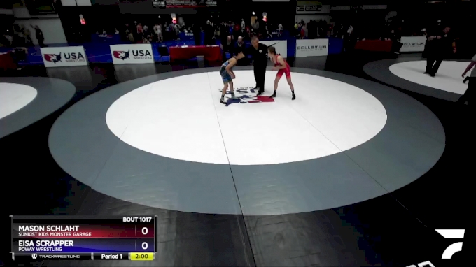 94 lbs Round 2 - Mason Schlaht, Sunkist Kids Monster Garage vs Eisa ...