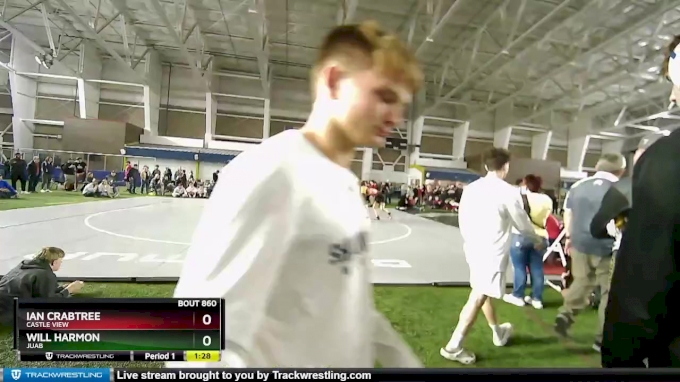 175 lbs Champ. Round 3 - Ian Crabtree, Castle View vs Will Harmon, Juab