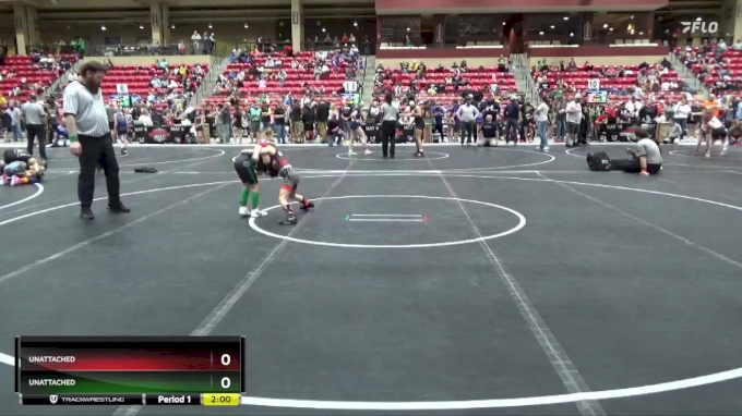 55 lbs Cons. Round 2 - Harlow Miller, TEAM CENTRAL vs Breckynn Edgerton ...