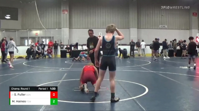 105 lbs Champ. Round 1 - Scotty Fuller, Genoa vs Mason Haines, Fantasy ...