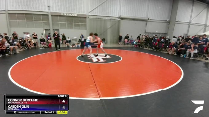 220 lbs Round 3 (6 Team) - Connor Bercume, Michigan Blue vs Caeden Olin ...